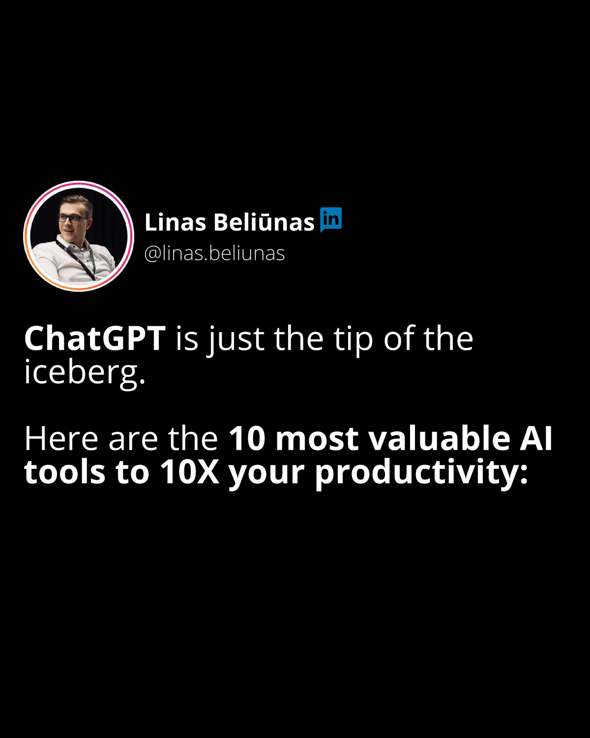 Amazing AI tools to boost productivity - ChatGPT is just the tip of the ...