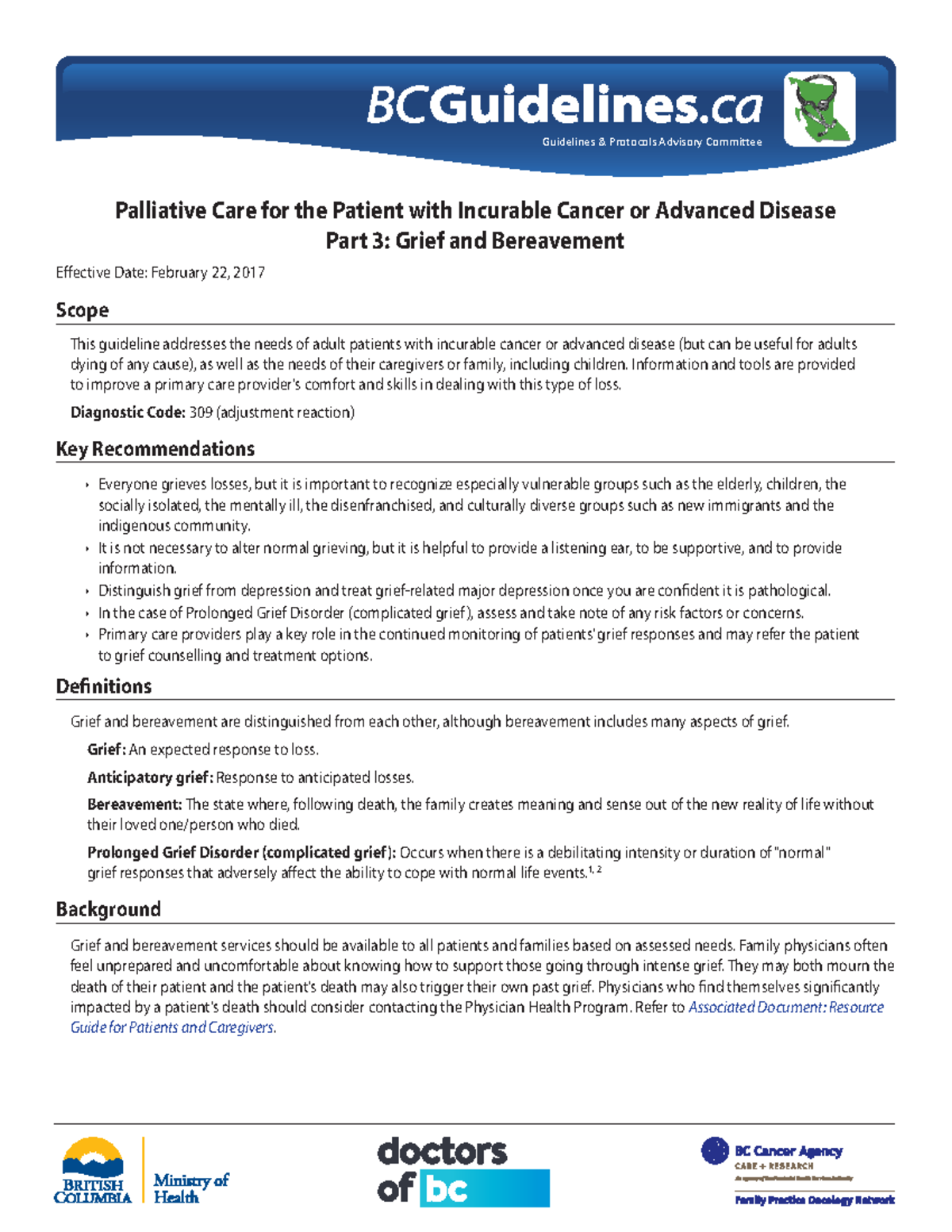 Palliative grief and bereavement - Palliative Care for the Patient with ...