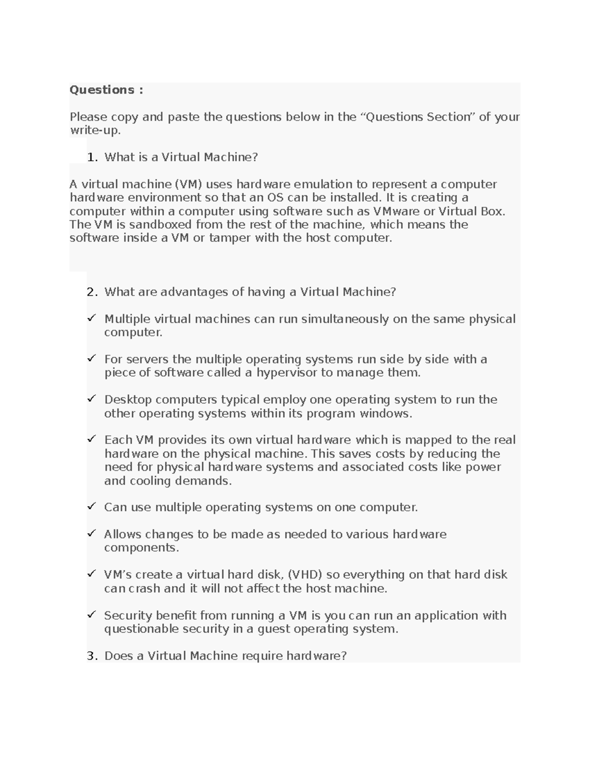 Peterson Megan Activity 1 - Questions : Please copy and paste the ...