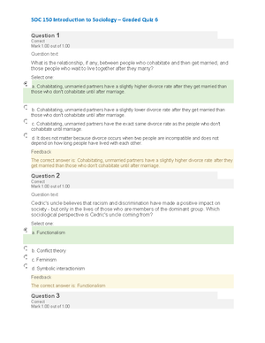 Sociology SOCI1010 Touchstone 3 ( Sophia - Name: Date: April 9, 2022 ...