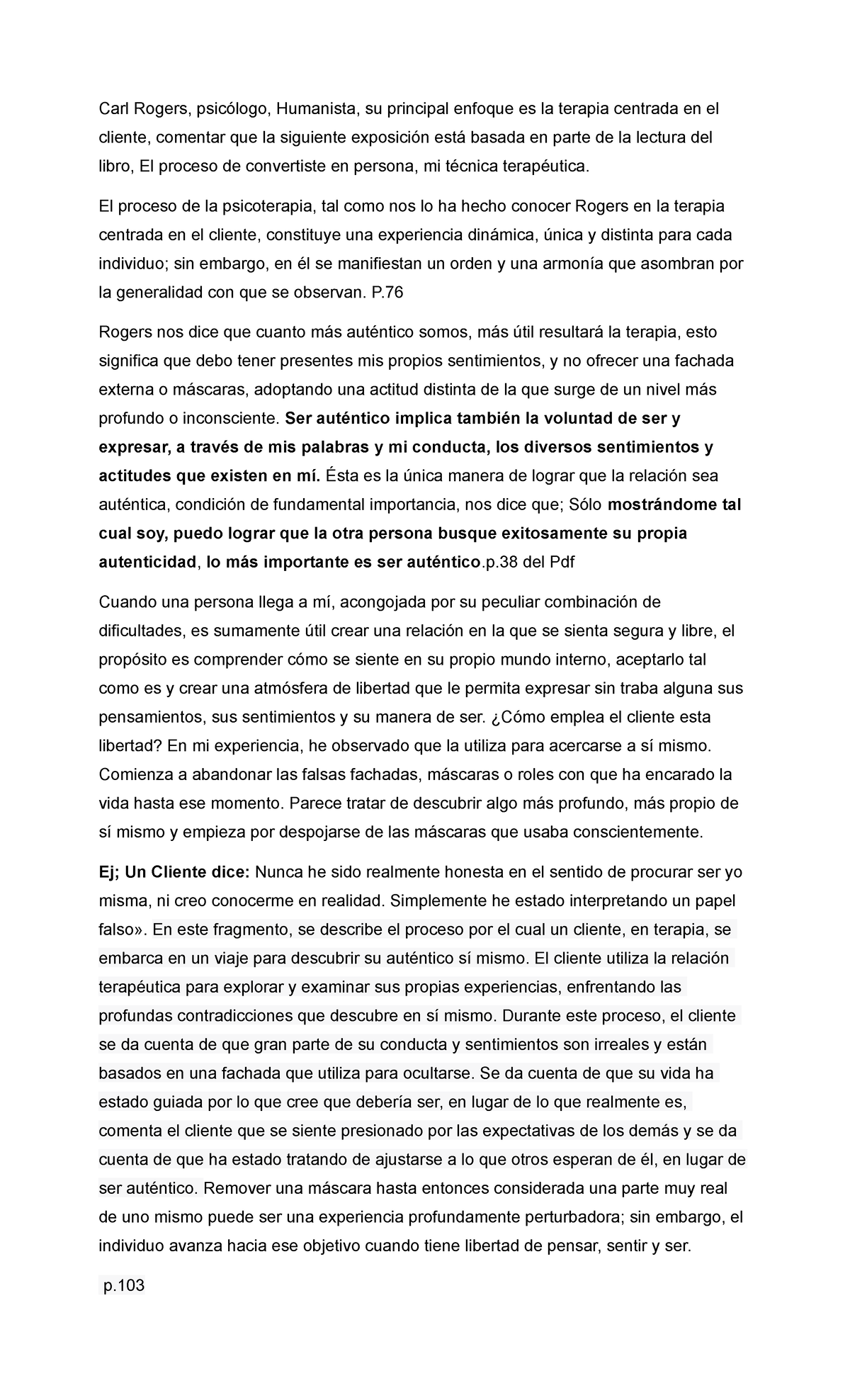 Rogers - El proceso de convertirse en persona - Carl Rogers, psicólogo ...