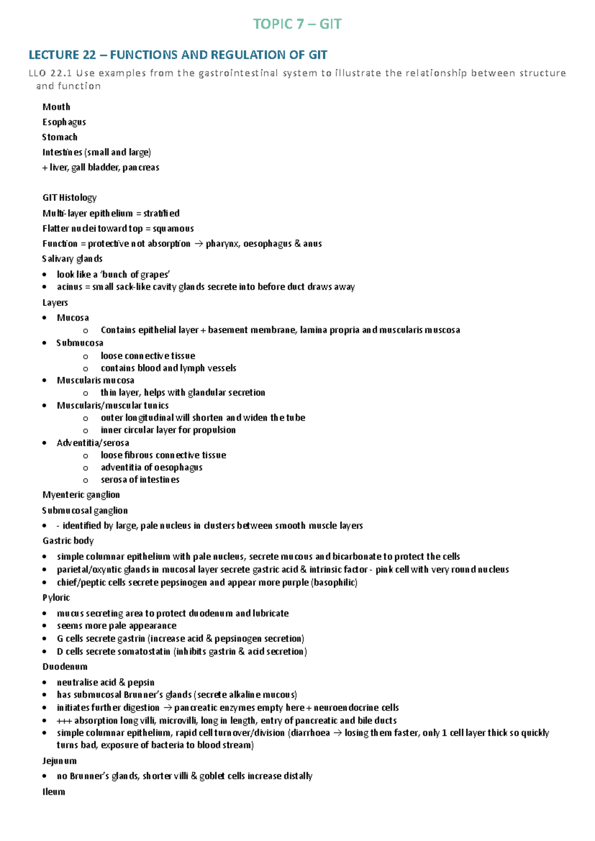 BMS206 Topics 7 Notes - TOPIC 7 – GIT LECTURE 22 – FUNCTIONS AND ...