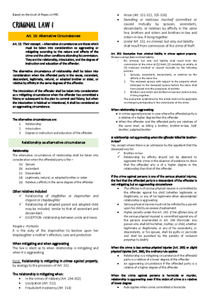 Crim pro syn - notes - RIANO BOOK QUICK SYNOPSIS • Criminal Procedure ...