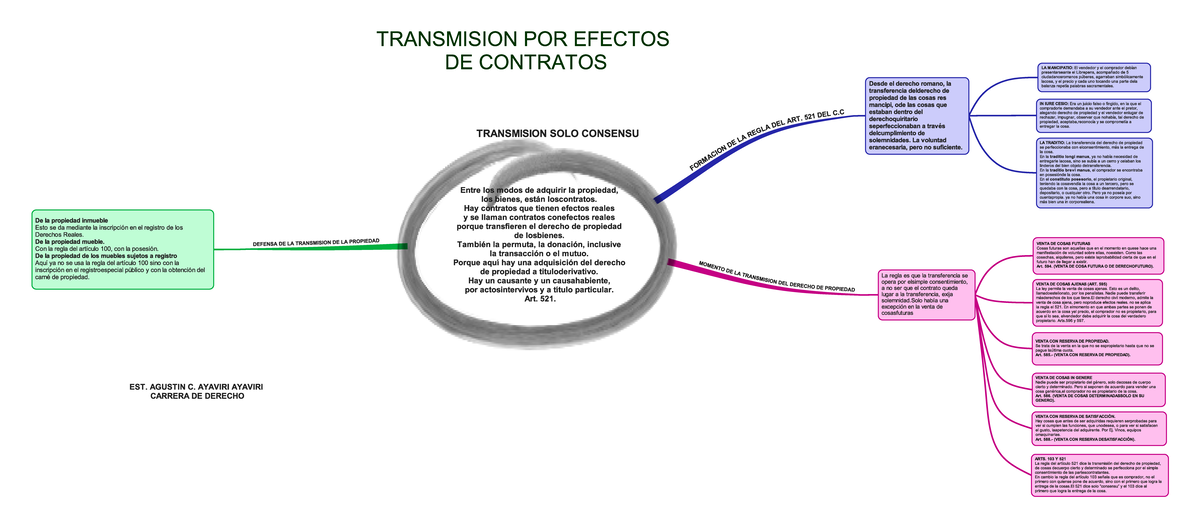 Tema 10. Transmisión por efecto de contratos MAPA Concept - Derecho Constitucional - Studocu