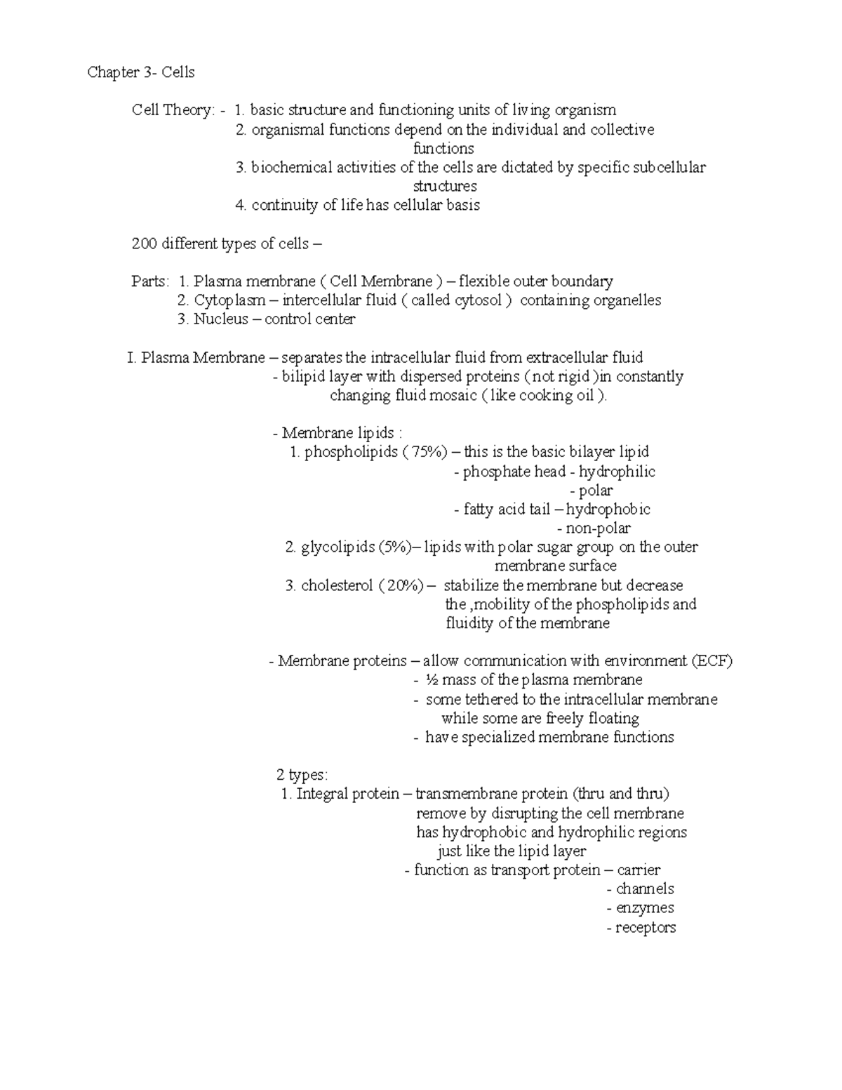Chapter 3-Cells-2 - Human Anatomy and Physiology - BIO 231 - Oakton ...