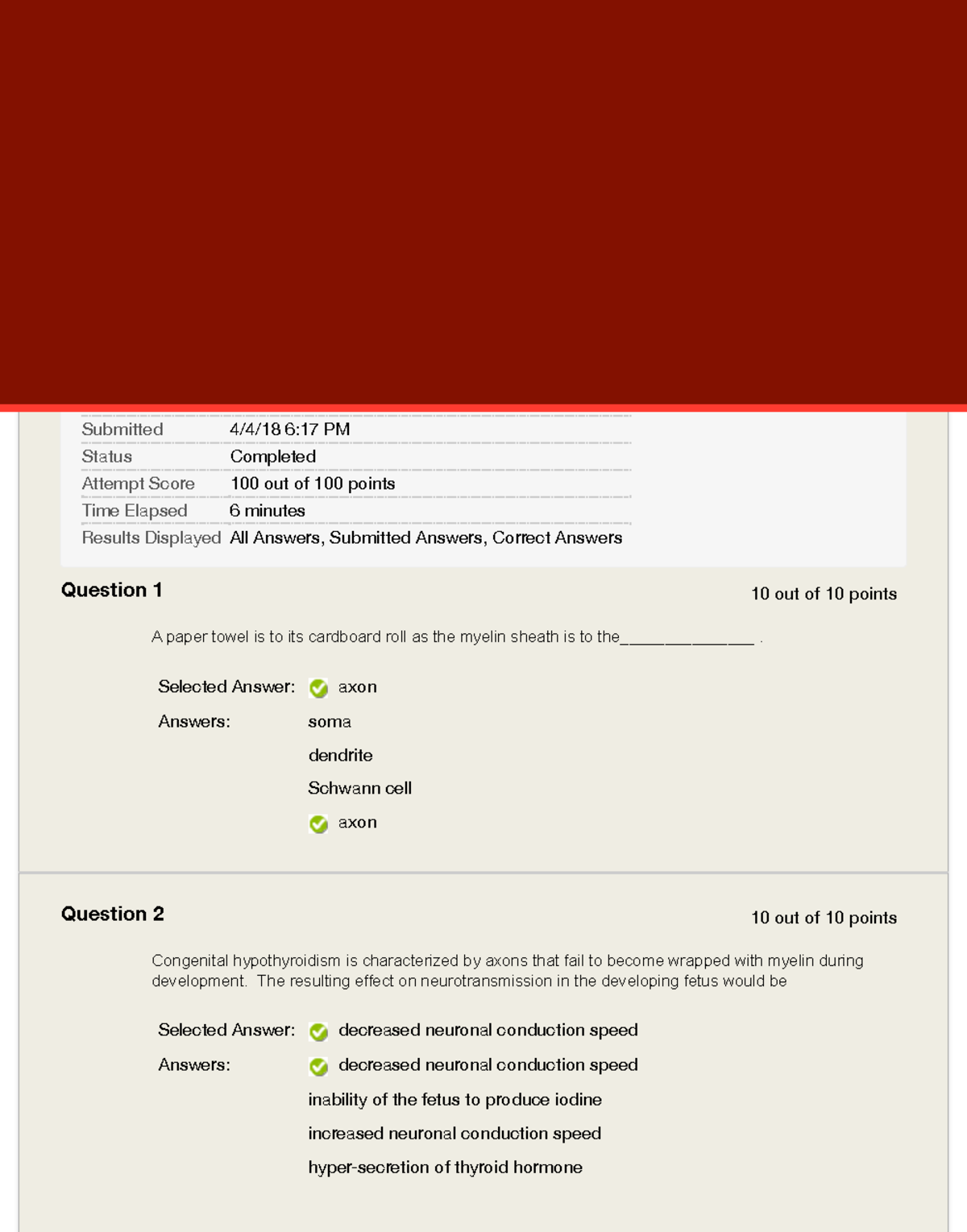 Module 2 - Quiz - Medical H Learning Modules ... Assessments Review ...