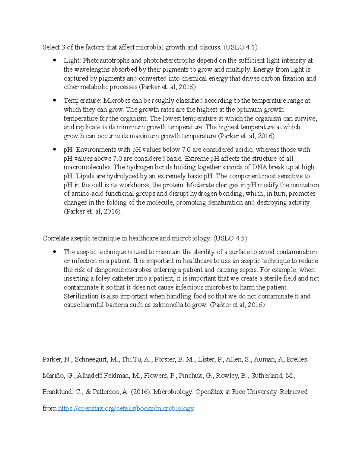 Micro wk4 disc - Reflection for week 4 - Select 3 of the factors that ...