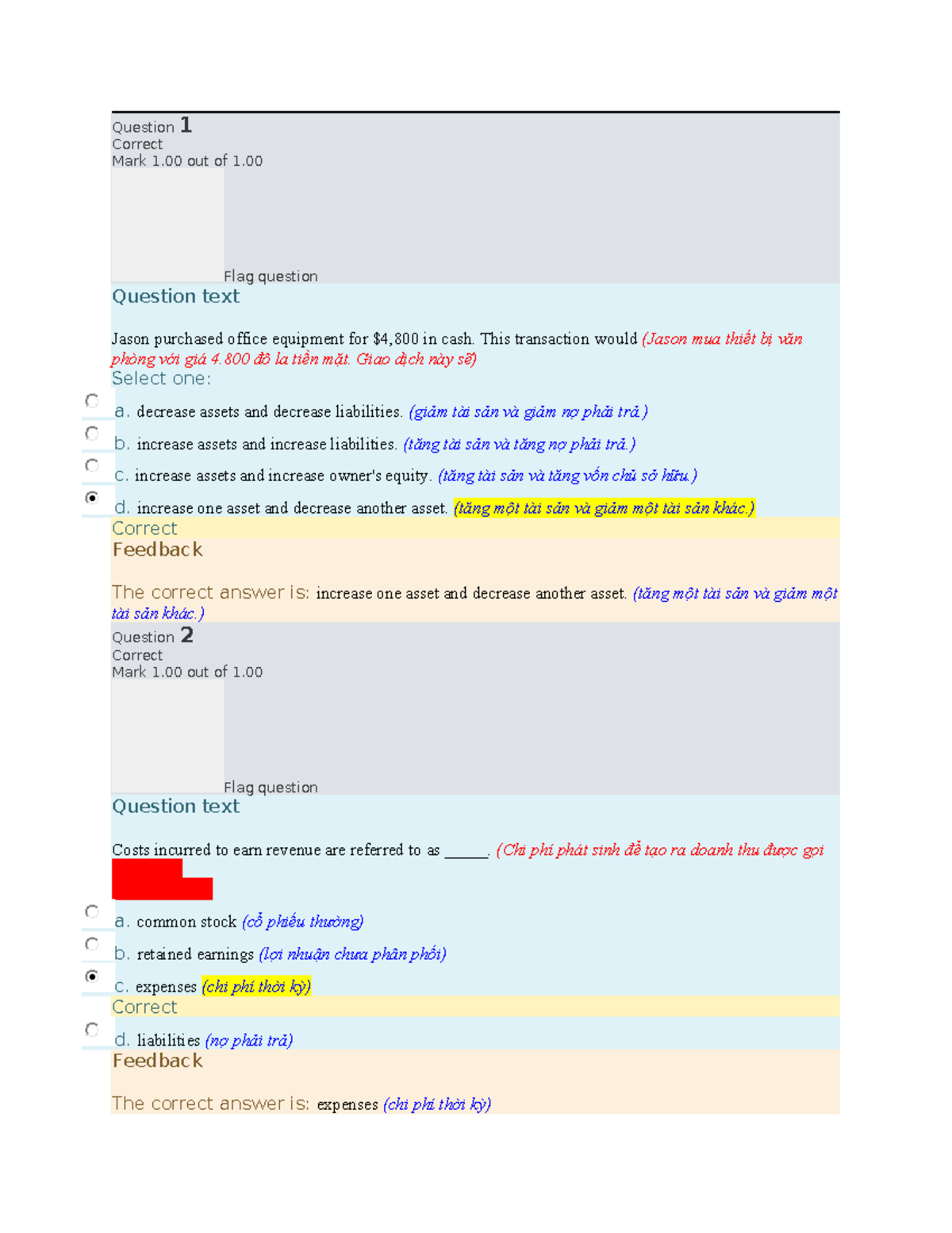 Quizz 1NMKT - Question 1 Correct Mark 1 out of 1. Flag question Question text Jason purchased ...