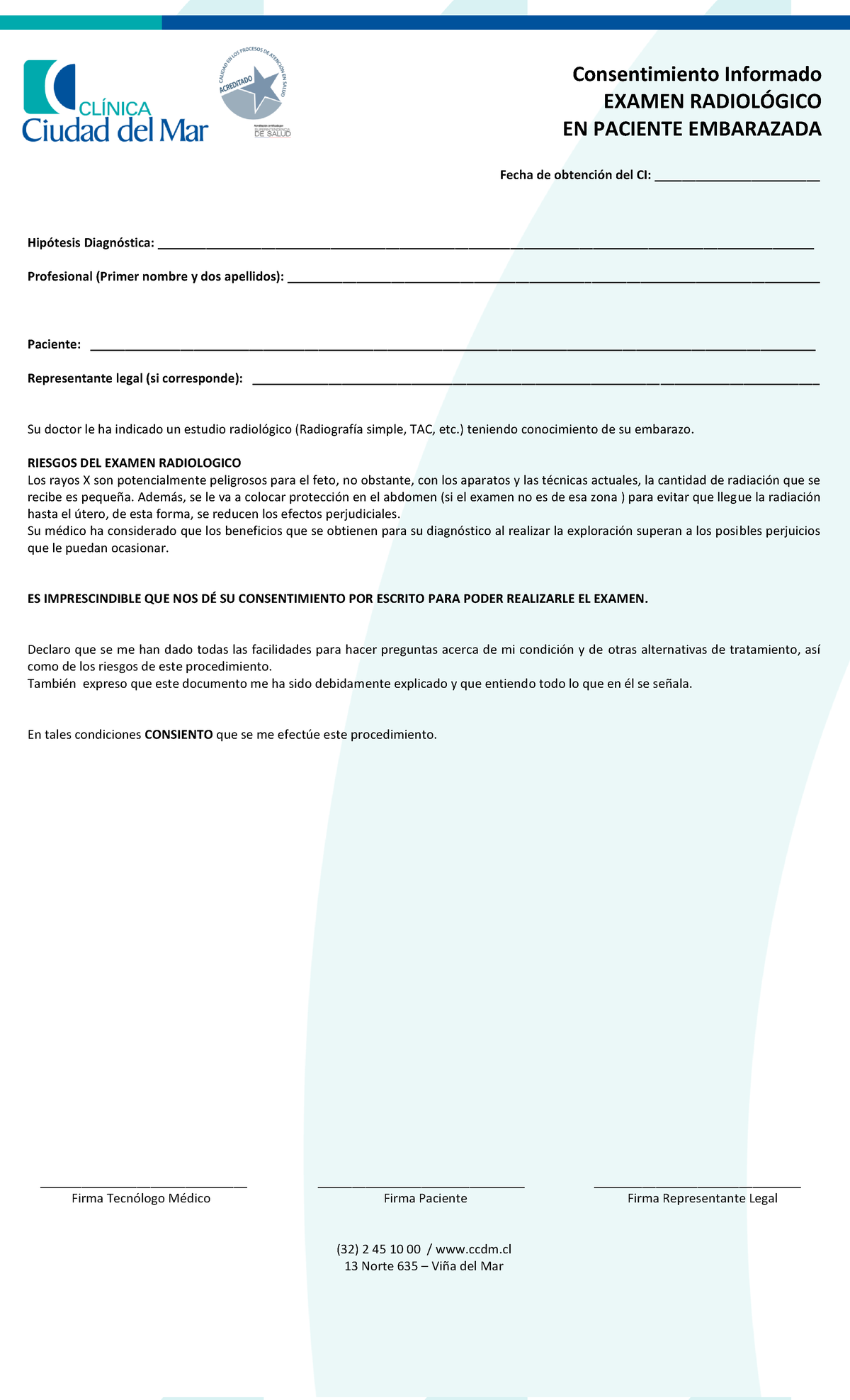 Paciente Embarazada ...