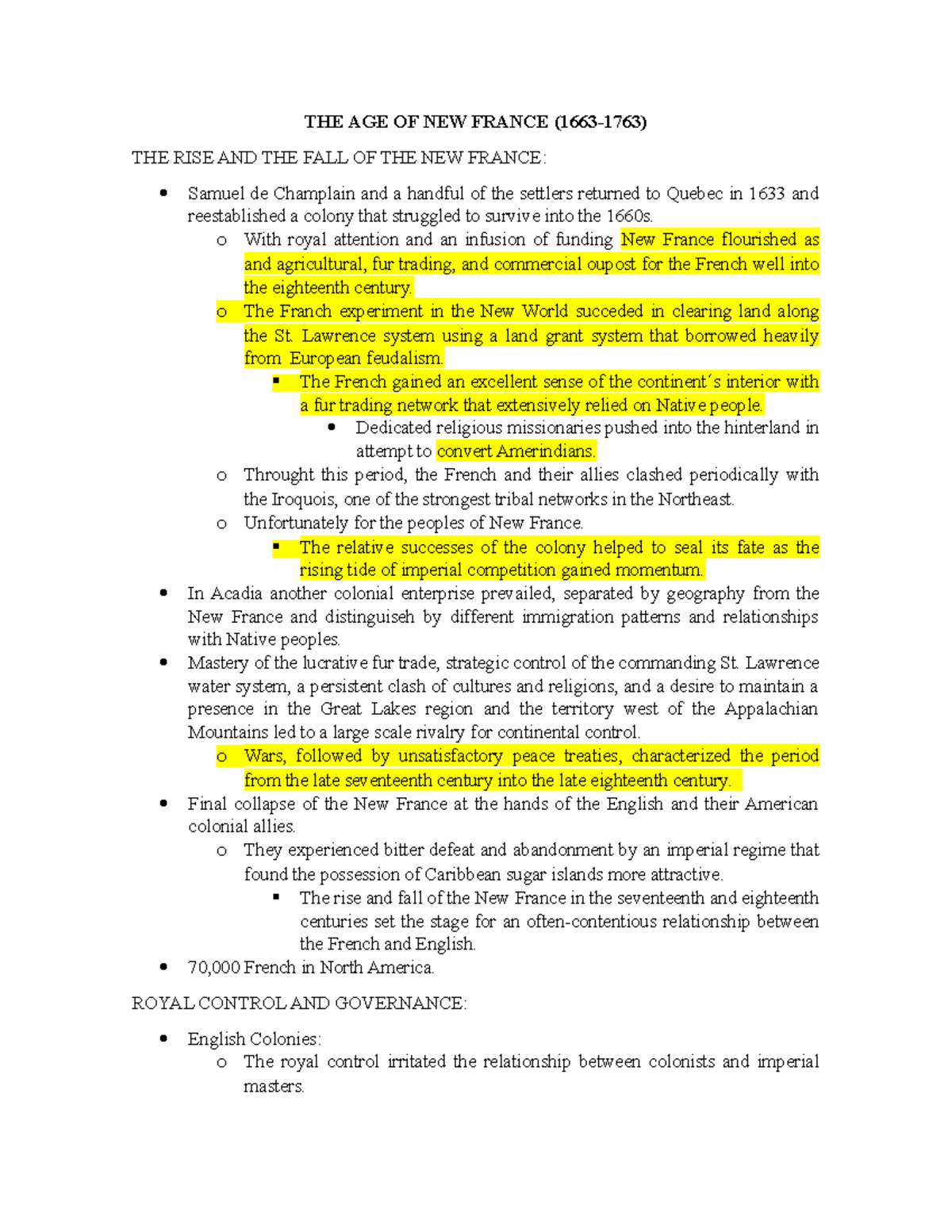 THE AGE OF NEW France - THE AGE OF NEW FRANCE (1663-1763) THE RISE AND ...