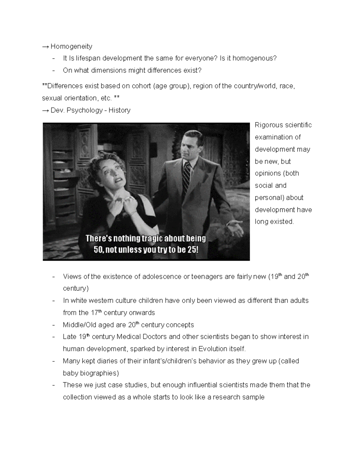 Intro To Human Development - → Homogeneity - It Is lifespan development ...