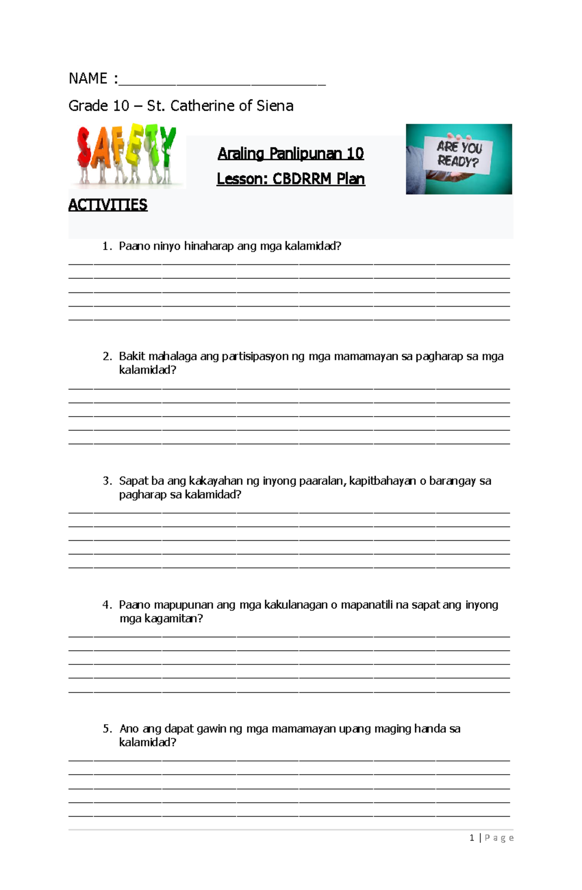 Grade 10 AP Module 5 - Lecture notes 2 - NAME ...