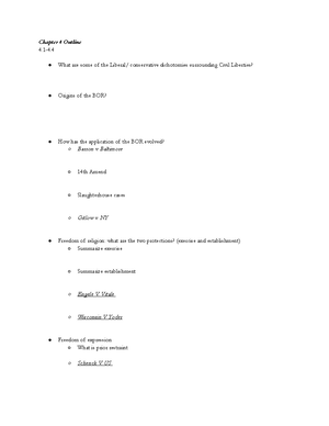 Chapter 1 Outline - Unit 1: Foundations of American Government Ch 1 ...