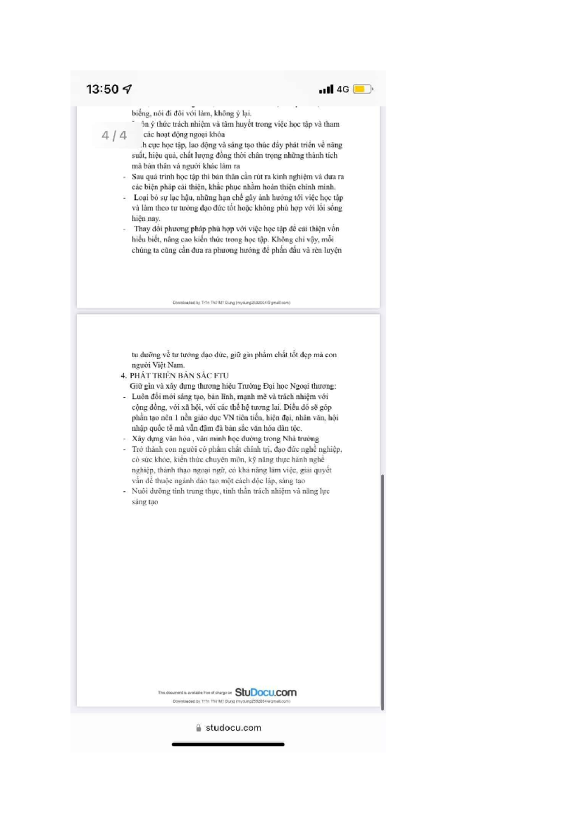 Thu hoạch shcd ftu - bai thu hoach shcd - Giáo Dục Công Dân - Studocu