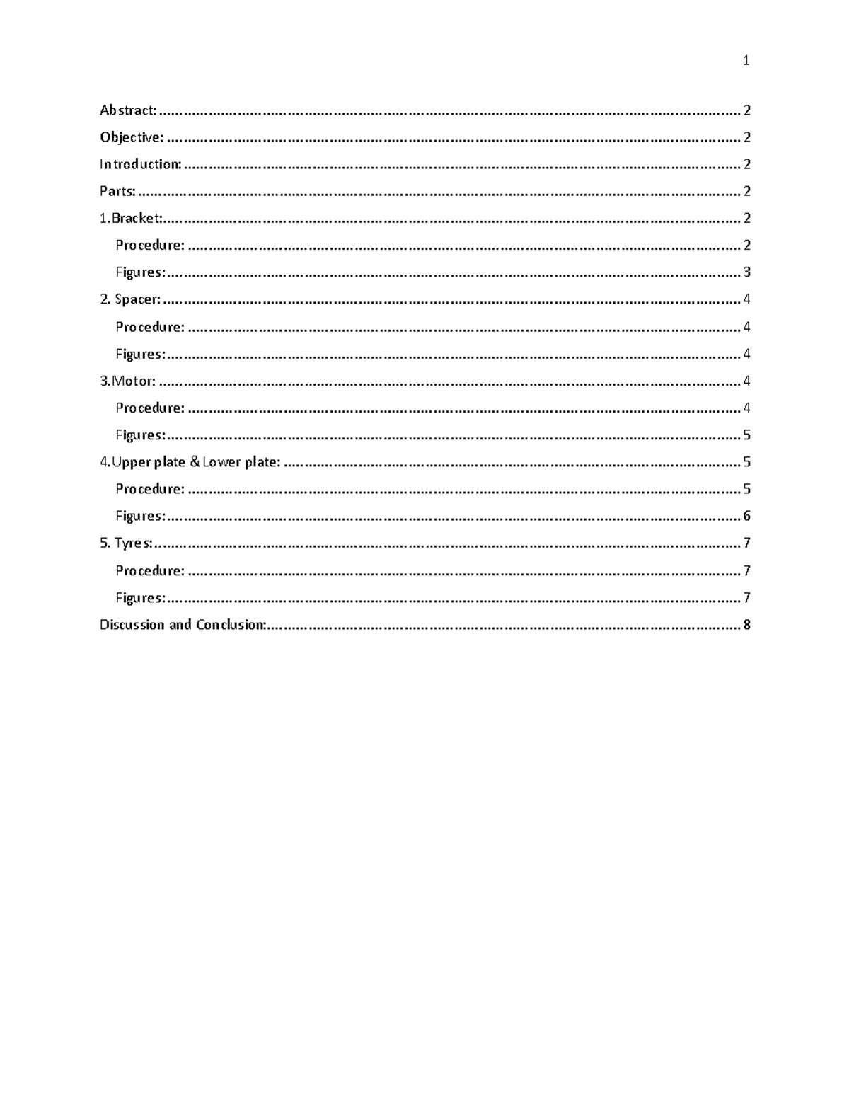 1A - lab report - Abstract: Objective: Introduction: Parts: - Studocu