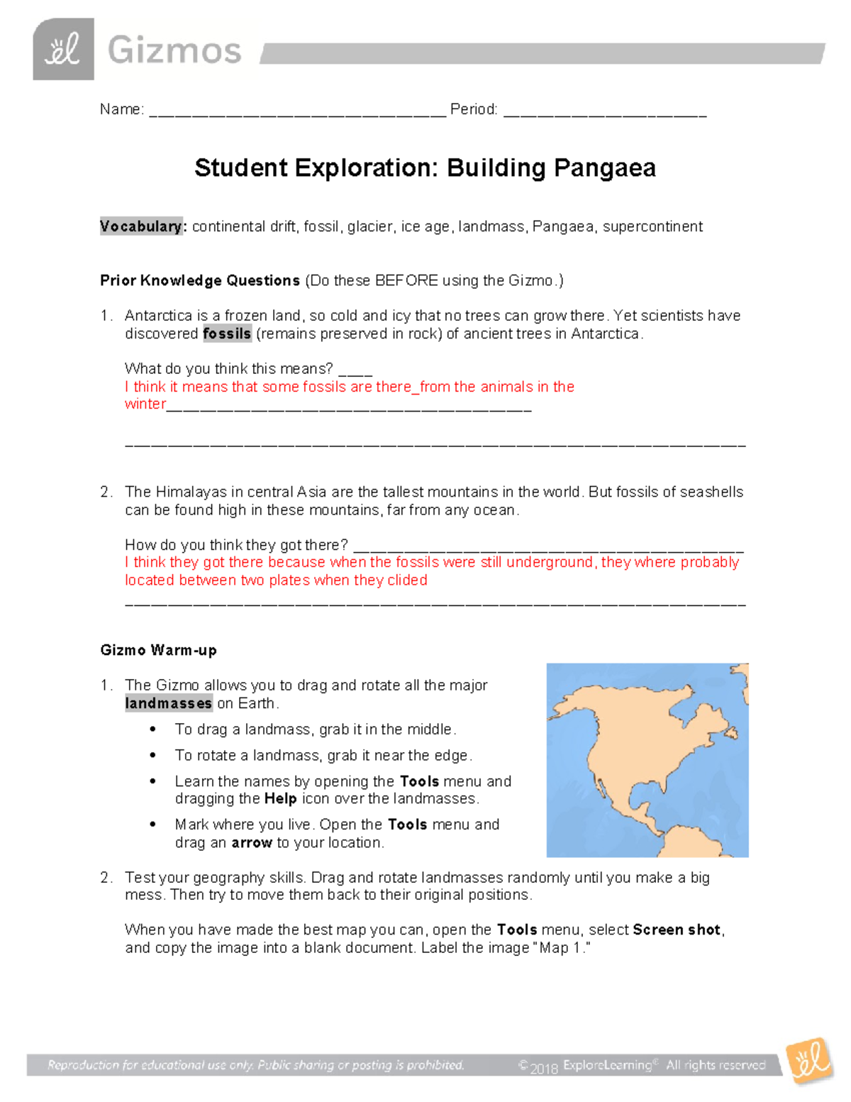 Building Pangaea Gizmo - Name ...