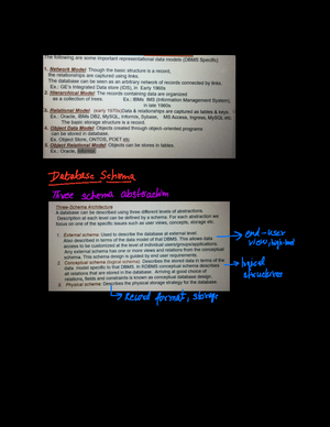 BITS Pilani DBS Lecture Slides - Class 18 - CS F212: Database Systems Today’s Class ...