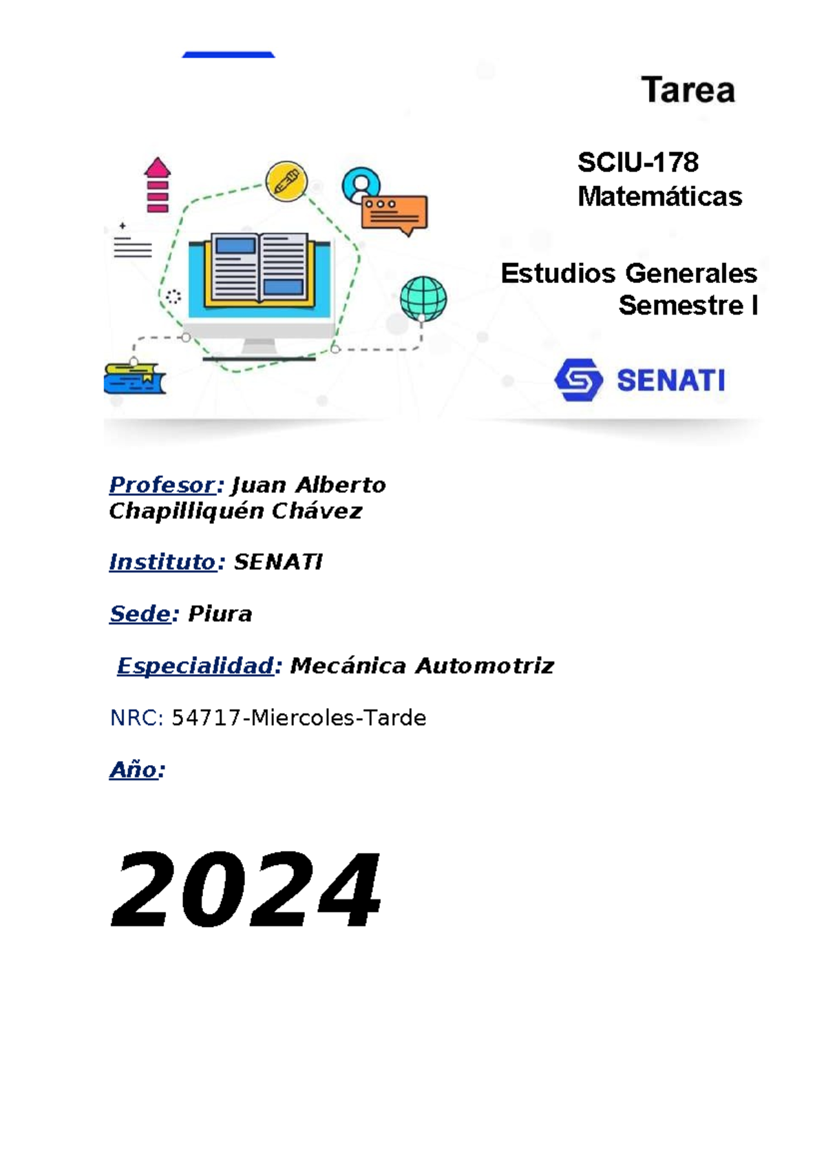 Tarea de mate u7 - sssssss - Fundamentos de Ayuda Diagnostica - Nombres: Emmanuel Estevan ...