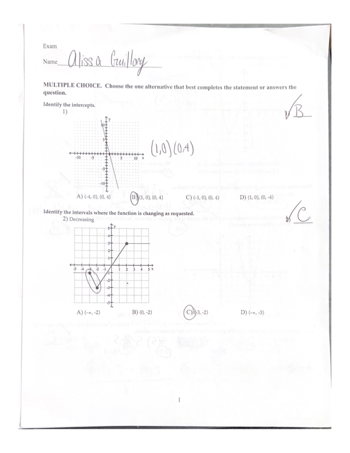 Test 2 review 2 - MATH 1315 - TXST - Studocu