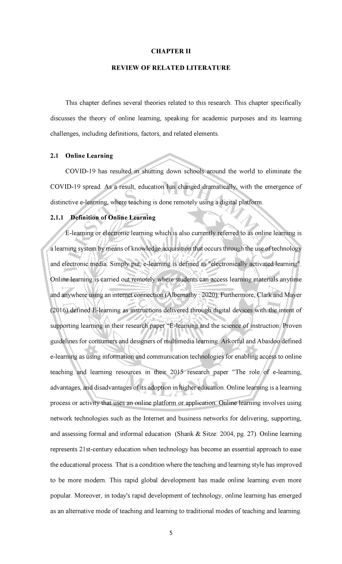 Chapter II - i would like to learn more - CHAPTER II REVIEW OF RELATED ...