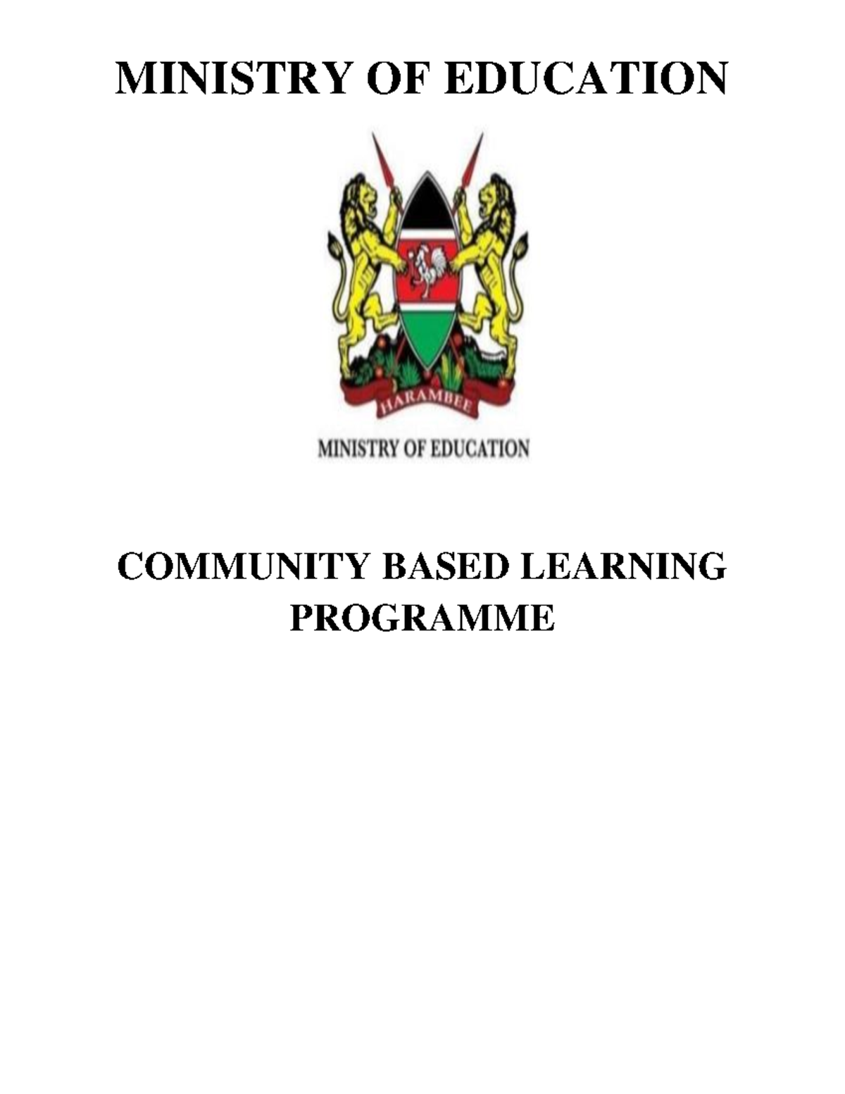 Communication Skills - MINISTRY OF EDUCATION COMMUNITY BASED LEARNING PROGRAMME FOR KASNEB ...