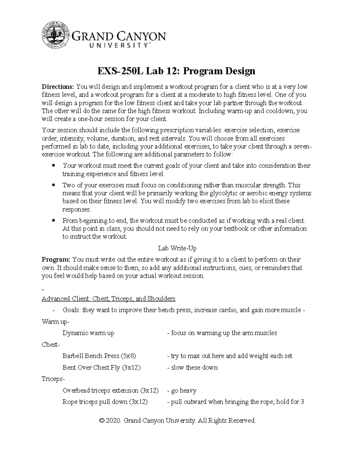 EXS 250L-RS-Lab12-Program Design - EXS-250L Lab 12: Program Design Directions: You will design ...