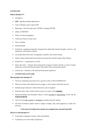 The bewail of mother - notes - Objectives A. Give connotative meaning ...