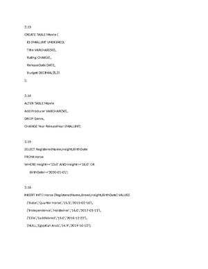 [Solved] 75 LAB Select horses with logical operators The Horse table has - Data Management ...