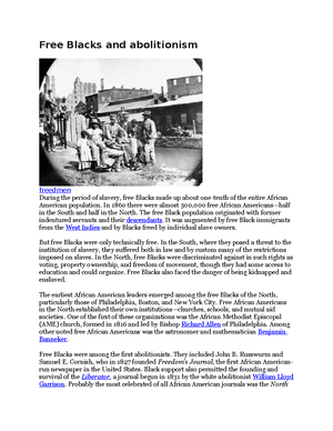 The impact of World War I and African American migration to the North ...