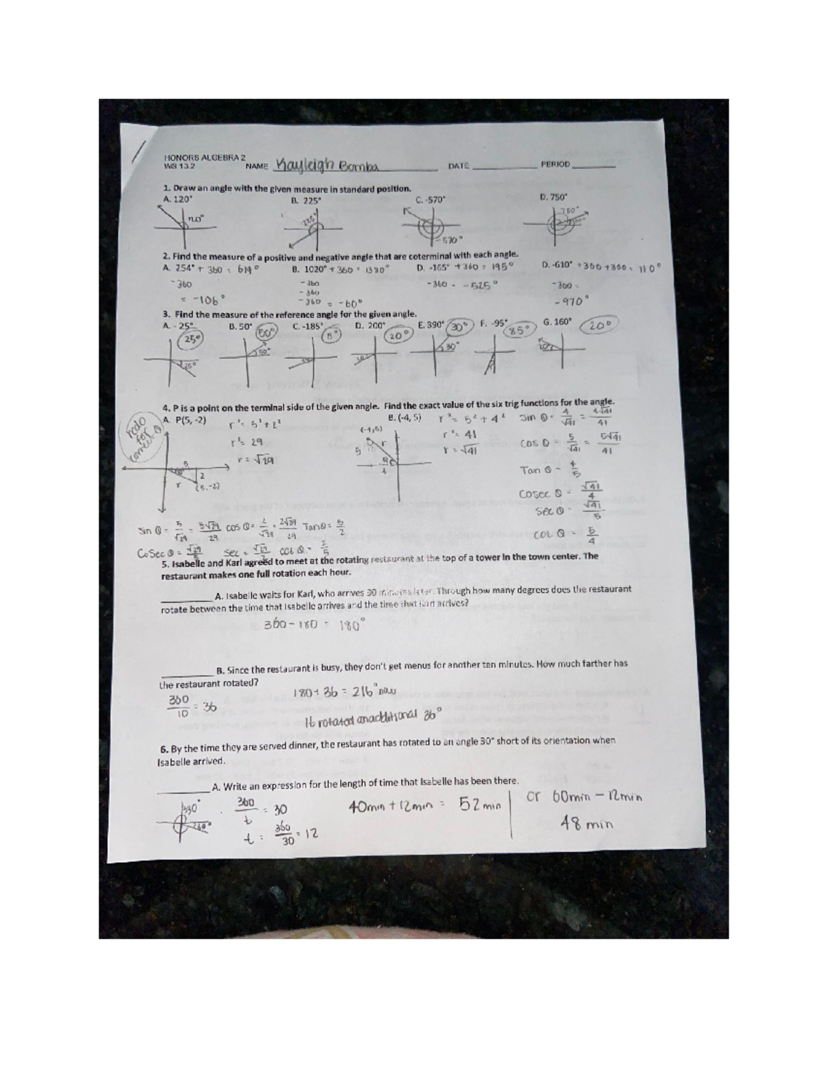 Honors algebra 2 - 13.2 - Studocu