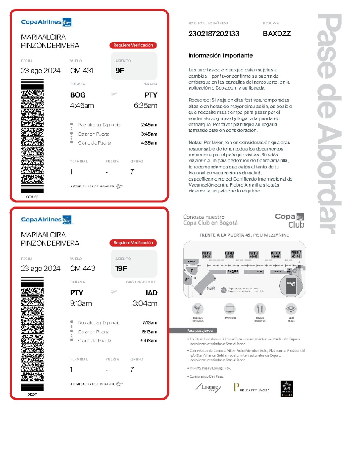 Boarding Pass - Jwjwis - Las puertas de embarque están sujetas a ...