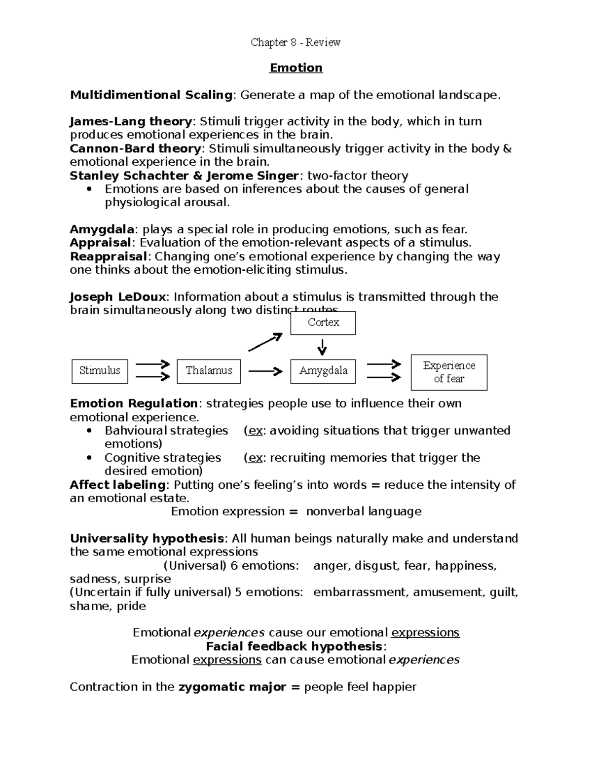 Chapter 8 - Emotion - Emotion Multidimentional Scaling: Generate a map of the emotional ...