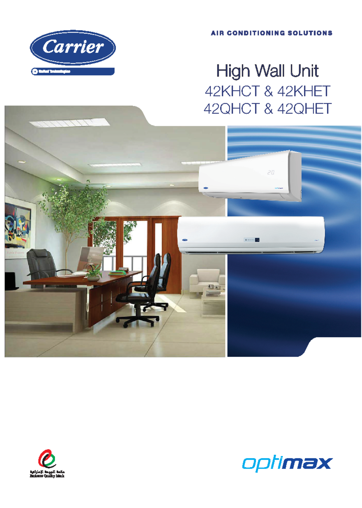 R22 High Wall Optimax Series tcm478-51466 - High Wall Unit 42KHCT ...