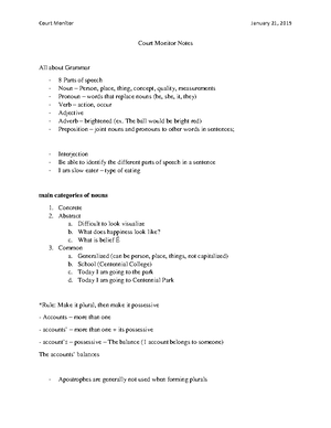 Roles and Responsibilities of a Court Monitor - Roles and ...