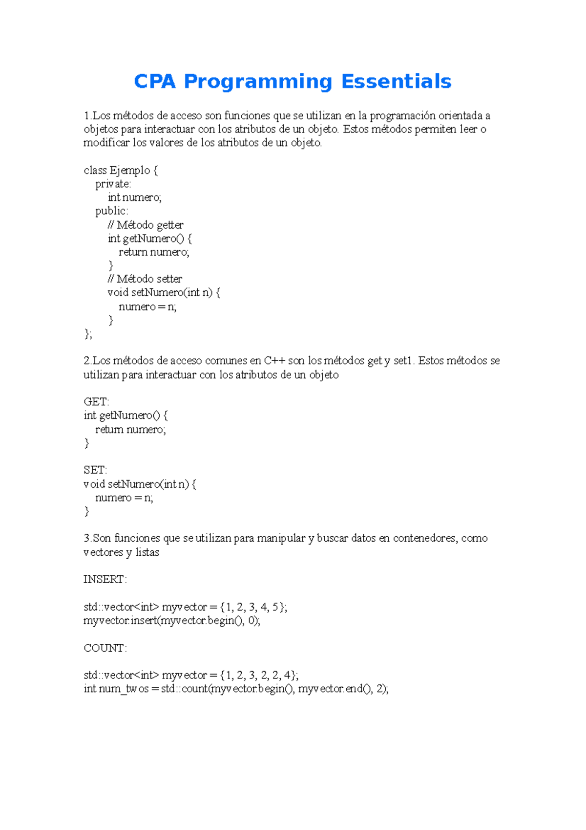 Practica calificada 3 - Tarea T02 - CPA Programming Essentials 1 ...