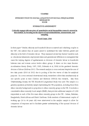 Levels of Measurement – QS104 - Levels of Measurement – QS104 (Lecture ...