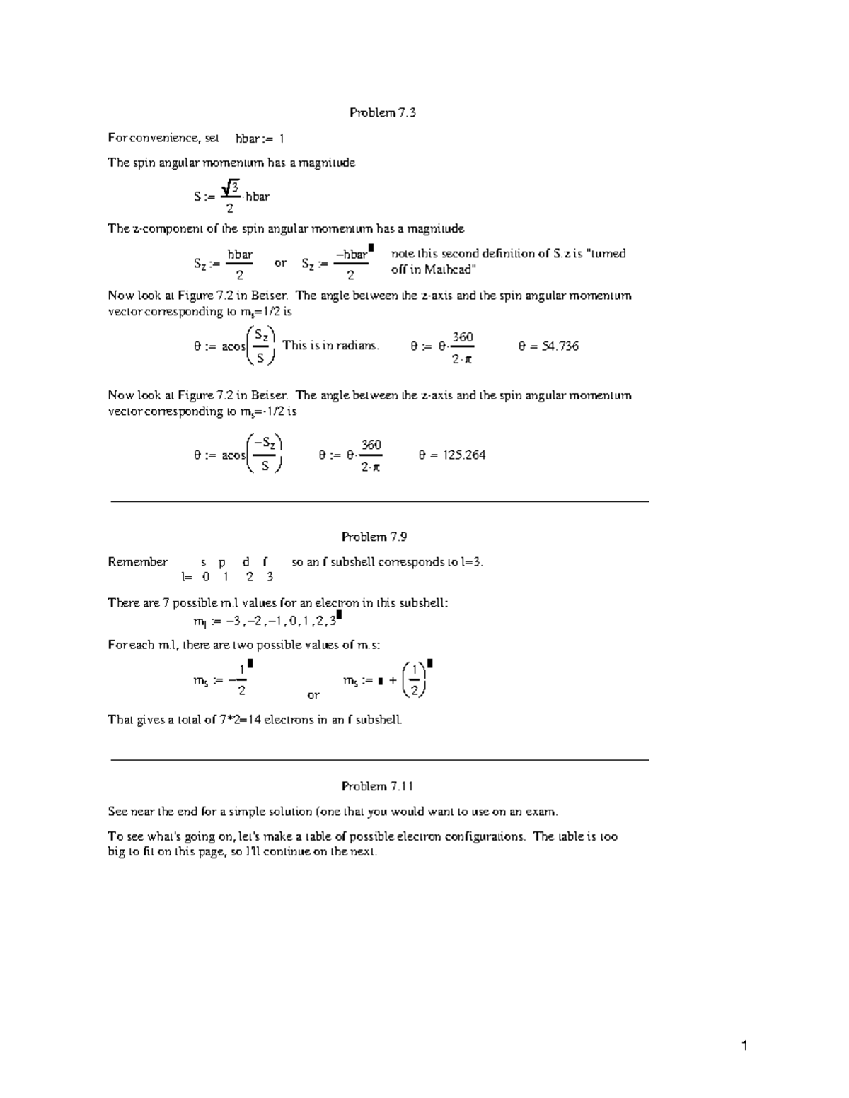moderphysics beiser 6th editon solution - θθ 360 2 π⋅ := ⋅ θ=125. - Studocu
