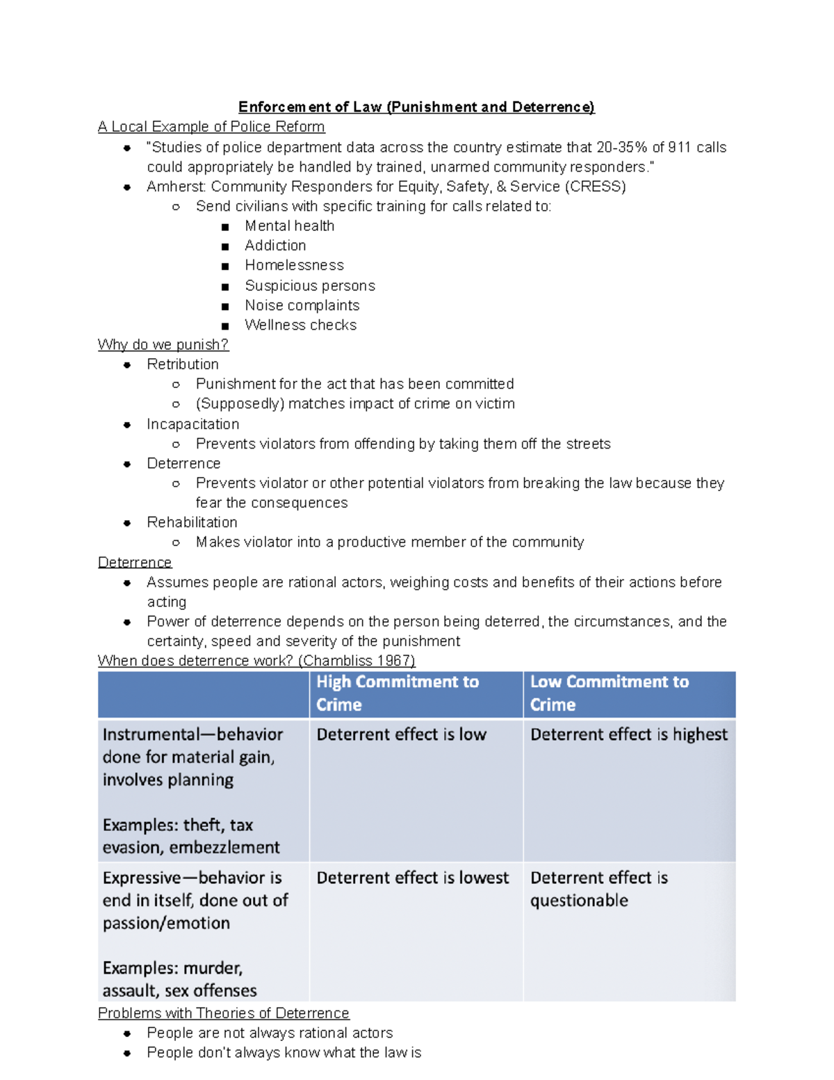 Enforcement of Law - Intro to Legal Studies - Enforcement of Law ...