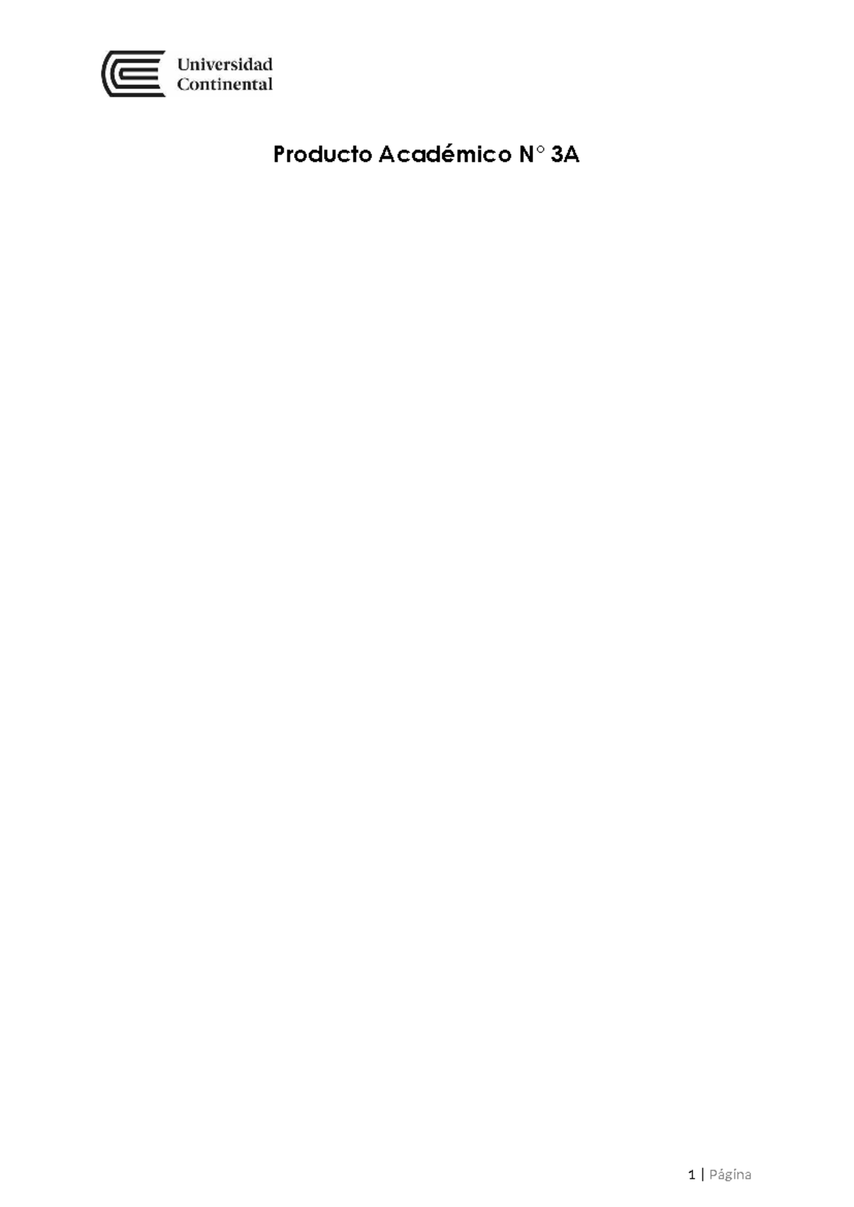 PA03 Innovación Social - Producto Académico N° 3A Criterio Detalle ...