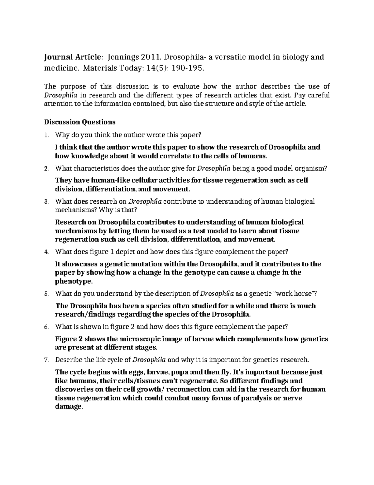 Mod1 Research Article Questions 1107 - Journal Article: Jennings 2011 ...
