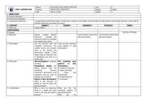 Math 2 - Lesson plan - A Detailed Lesson Plan in Teaching Mathematics 4 ...
