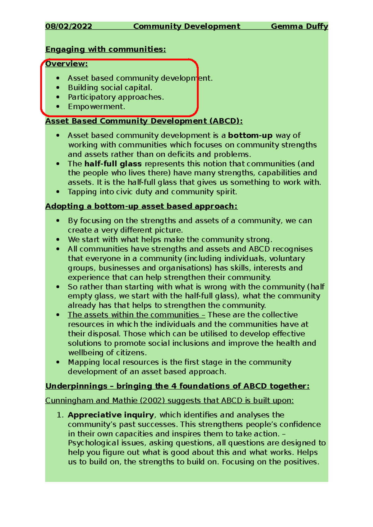 Lecture 3 - Engaging with Communities - Engaging with communities ...