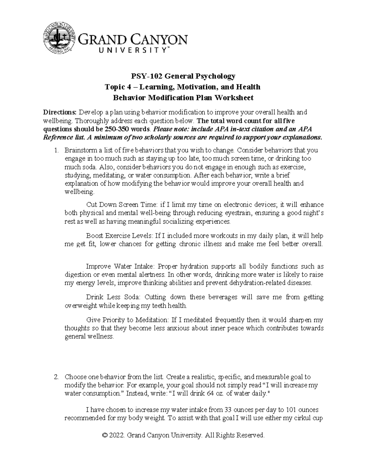 PSY-102-RS-T4-Behavior Modification Plan copy - PSY-102 General ...