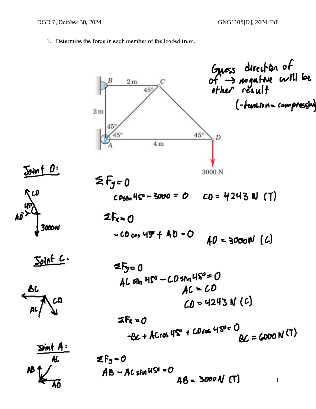 GNG 1105 DGD 7 - Questions and answers from DGD 7. - GNG 1105 ...