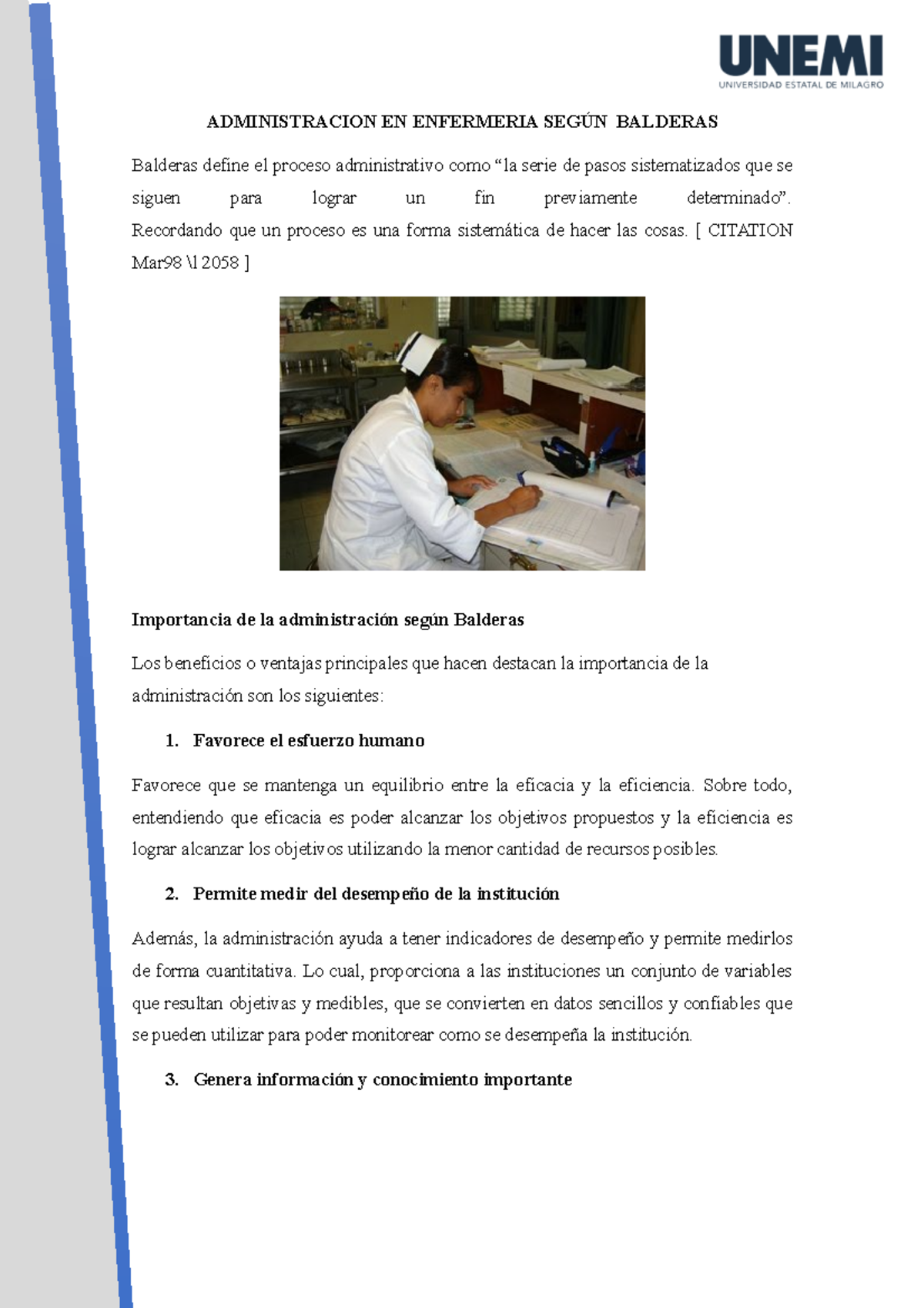 Administracion EN Enfermeria - ADMINISTRACION EN ENFERMERIA SEGÚN ...