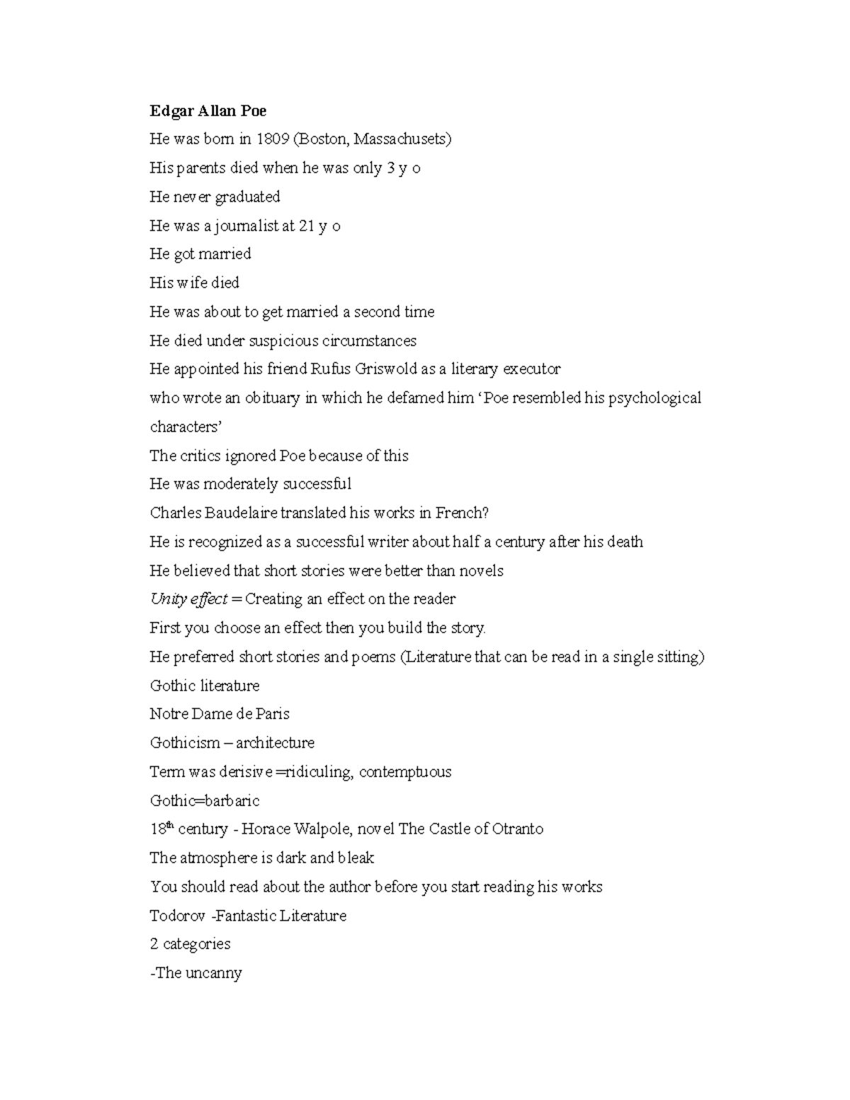 Edgar Allan Poe - The Tell-Tale Heart - Edgar Allan Poe He was born in ...