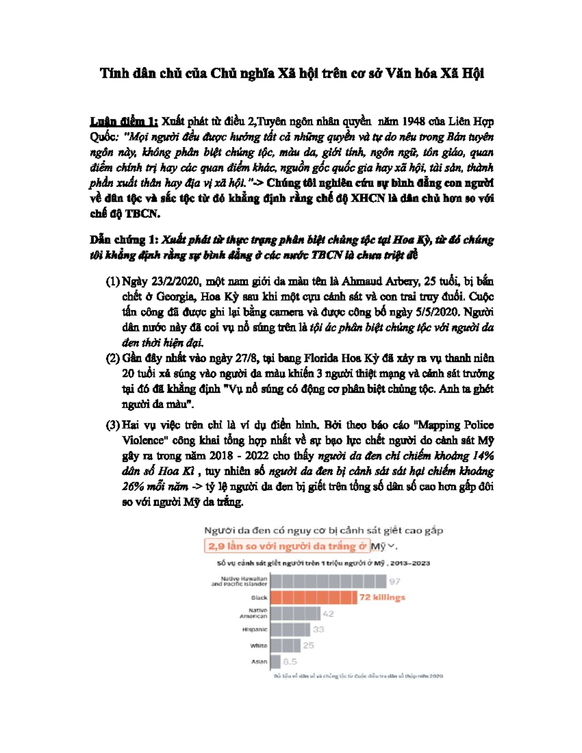 XHCN dân chủ hơn TBCN - Chứng minh XHCN dân chủ hơn TBCN trên cơ sở văn ...