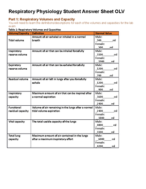 Blood Typing and Transfusions Student Answer Sheet - Blood Typing and ...