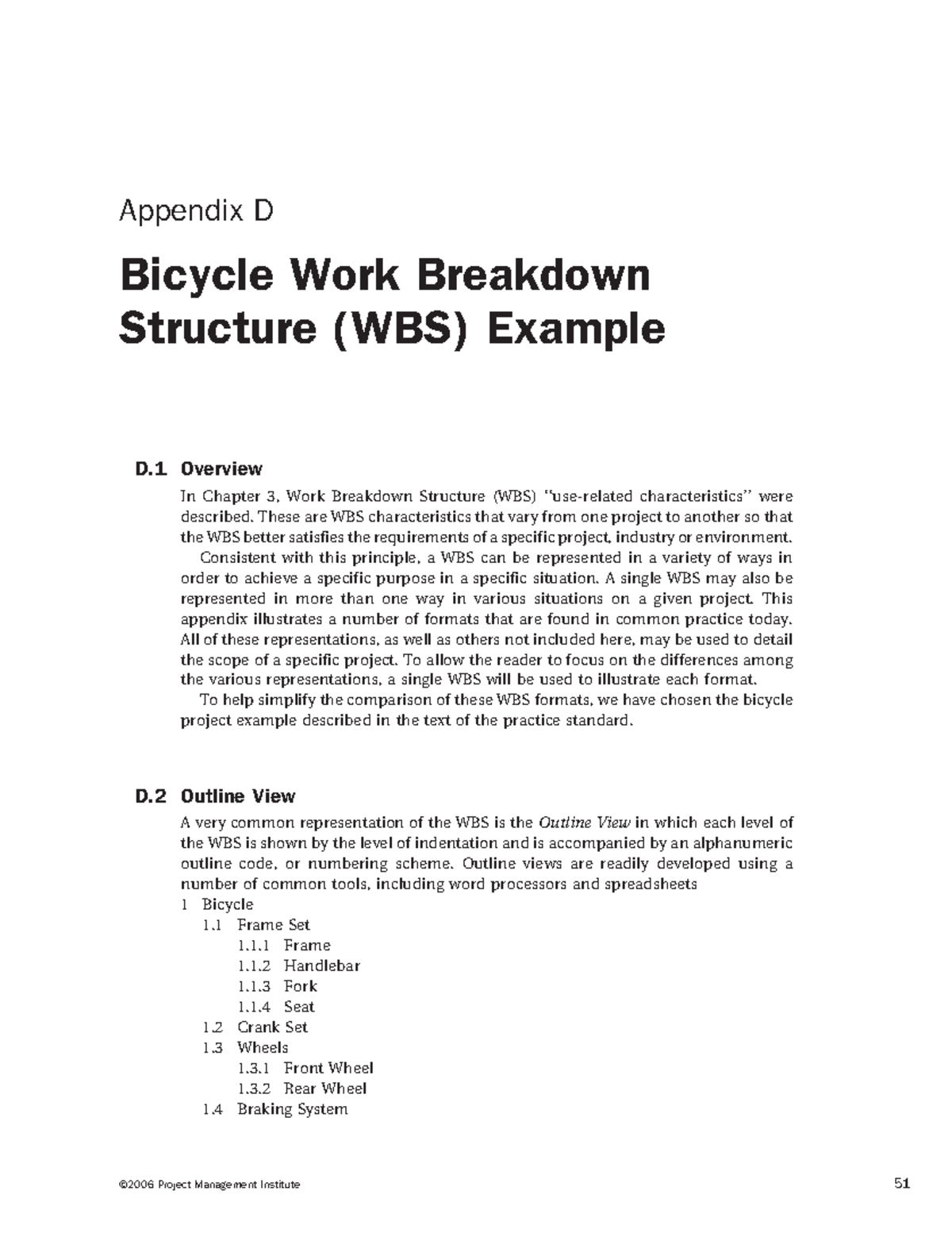 Appendix D Bicycle - bike motorcycle - Appendix D Bicycle Work ...