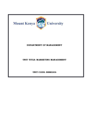 BIT 3206- ICT Project Management Notes - BIT 3206: ICT PROJECT ...